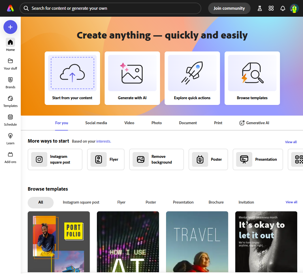 Adobe Express: Free Creative Resource for Cougs – Academic Success ...
